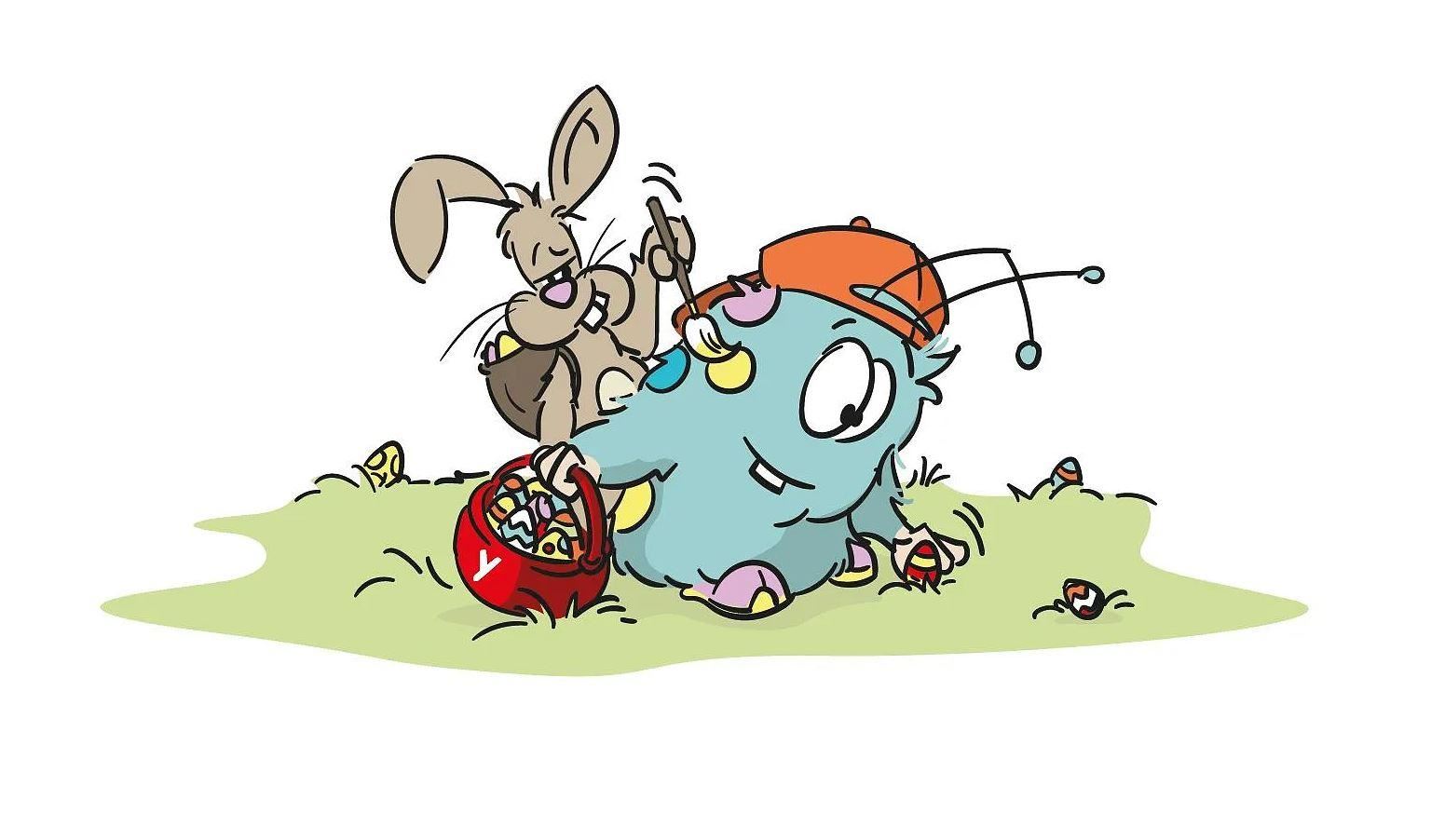 Yappy's Easter egg hunt